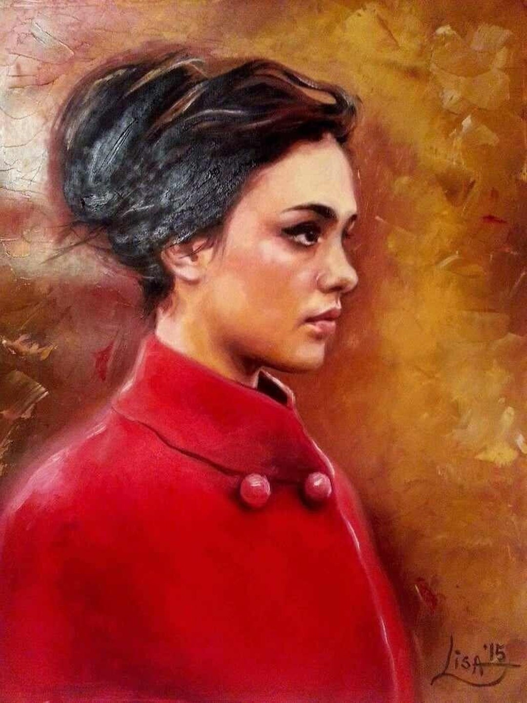 Paint My Photo Custom Portrait Painting Oil Canvas Textured Colorful ...