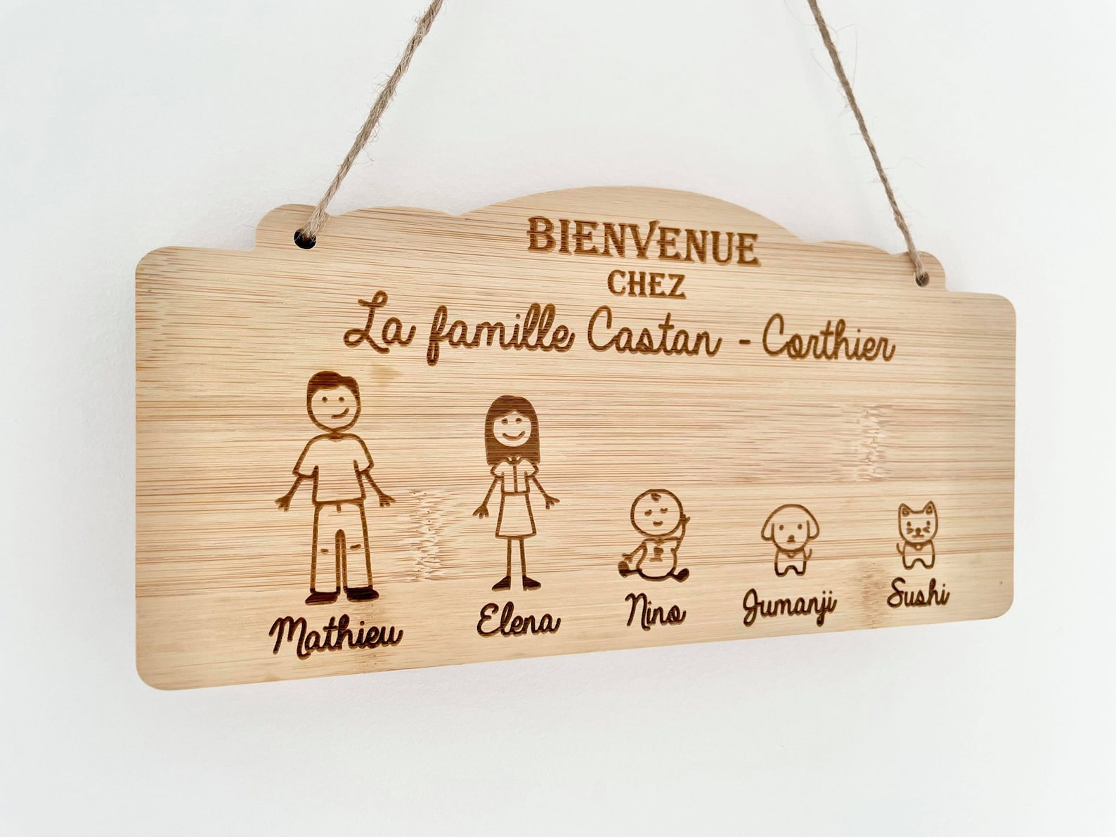 Letrero de madera personalizable La Familia placa | Etsy