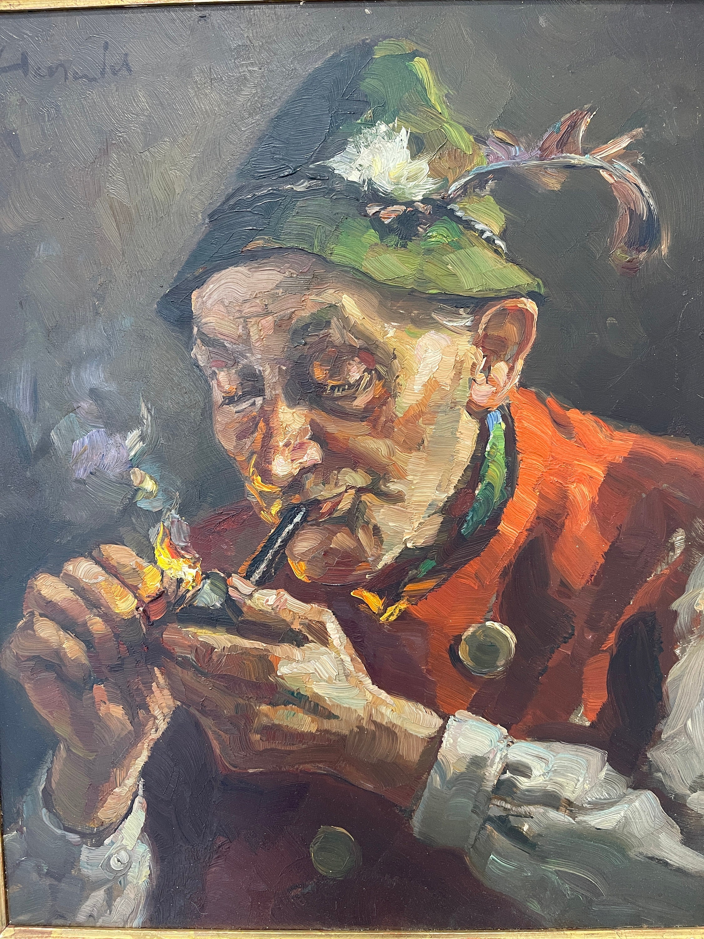 Harry Haerendel, Painting the Hunter - Etsy