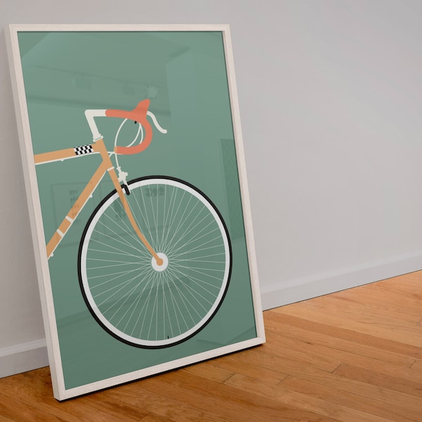 Vintage Bike Poster - Etsy