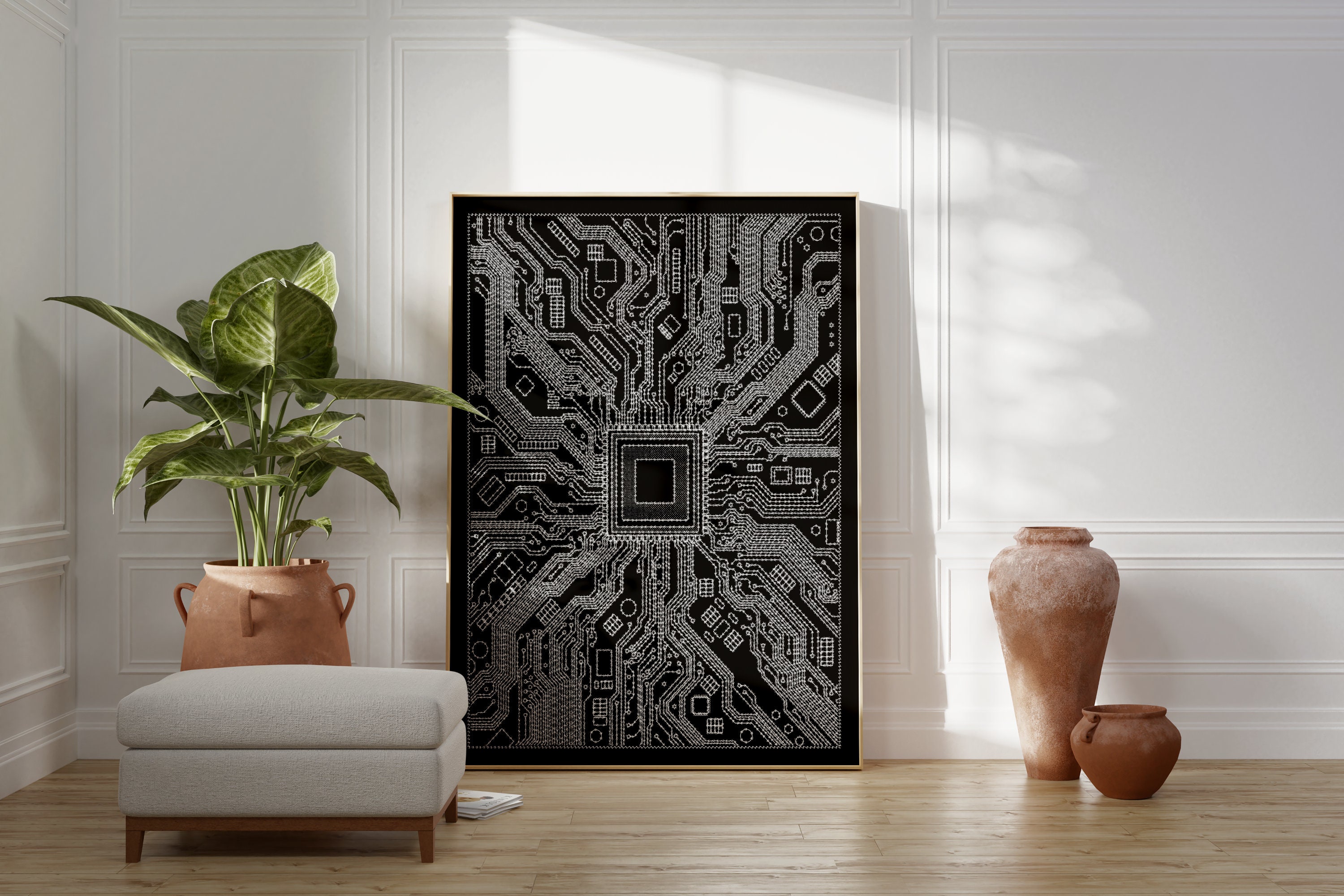 Computer CPU Poster Processor Calculator | Etsy