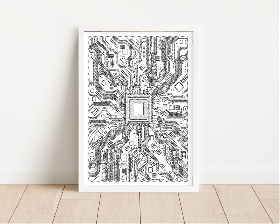 Computer CPU Poster Processor Arithmetic Unit - Etsy