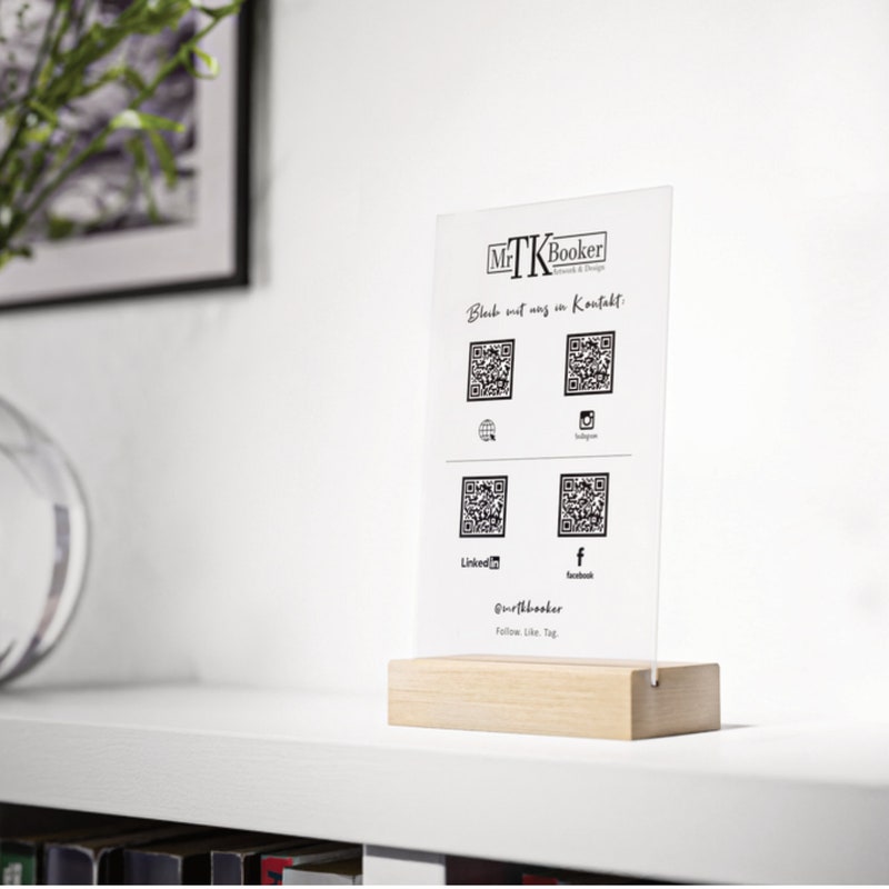 Qr code aufsteller - Etsy.de