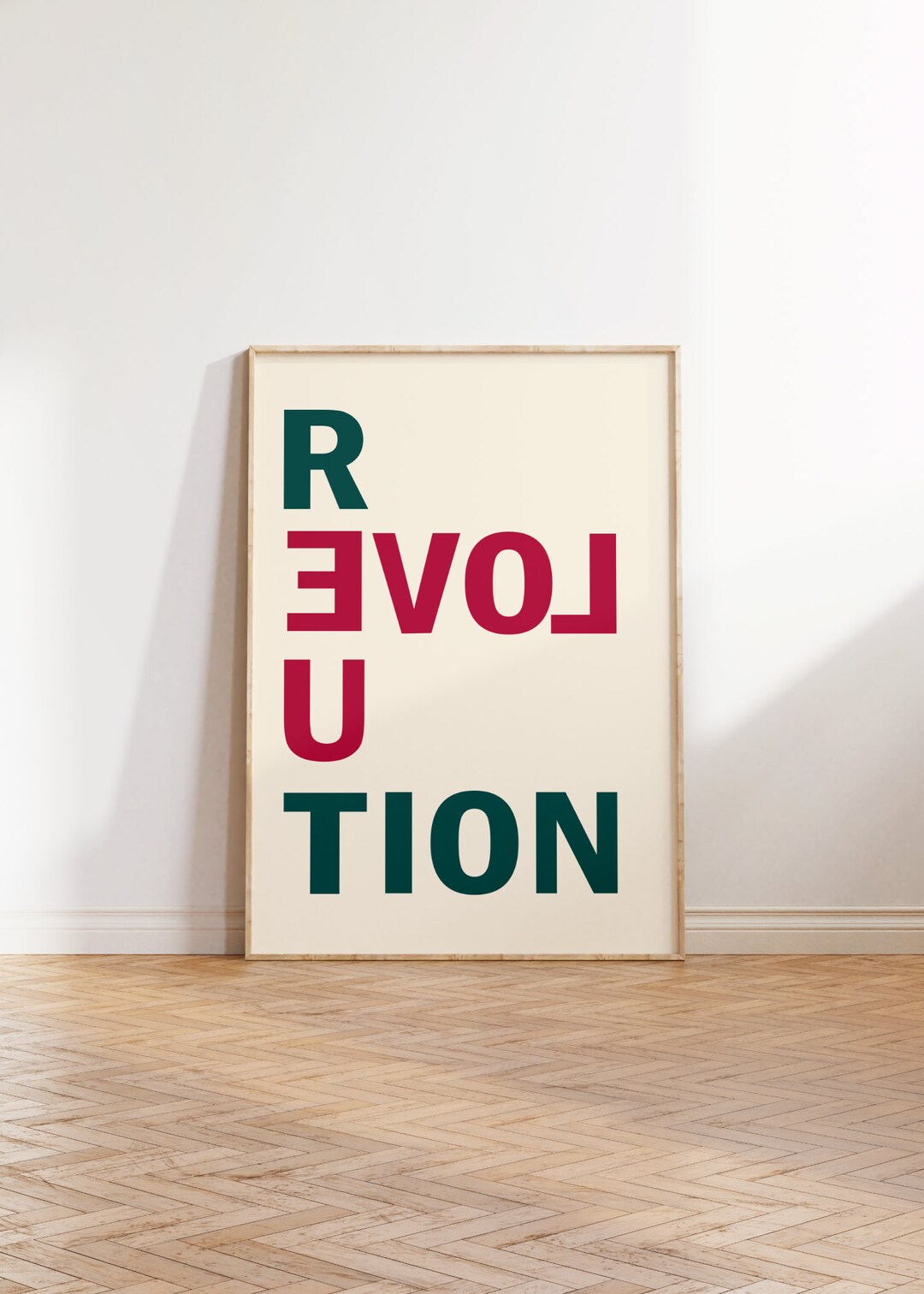 Revolution Poster | Love Picture Revolt Politics - Etsy