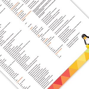 Linux Cheat Sheet Poster Picture Common Commands - Etsy UK
