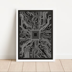 Computer CPU Poster Processor Arithmetic Unit - Etsy