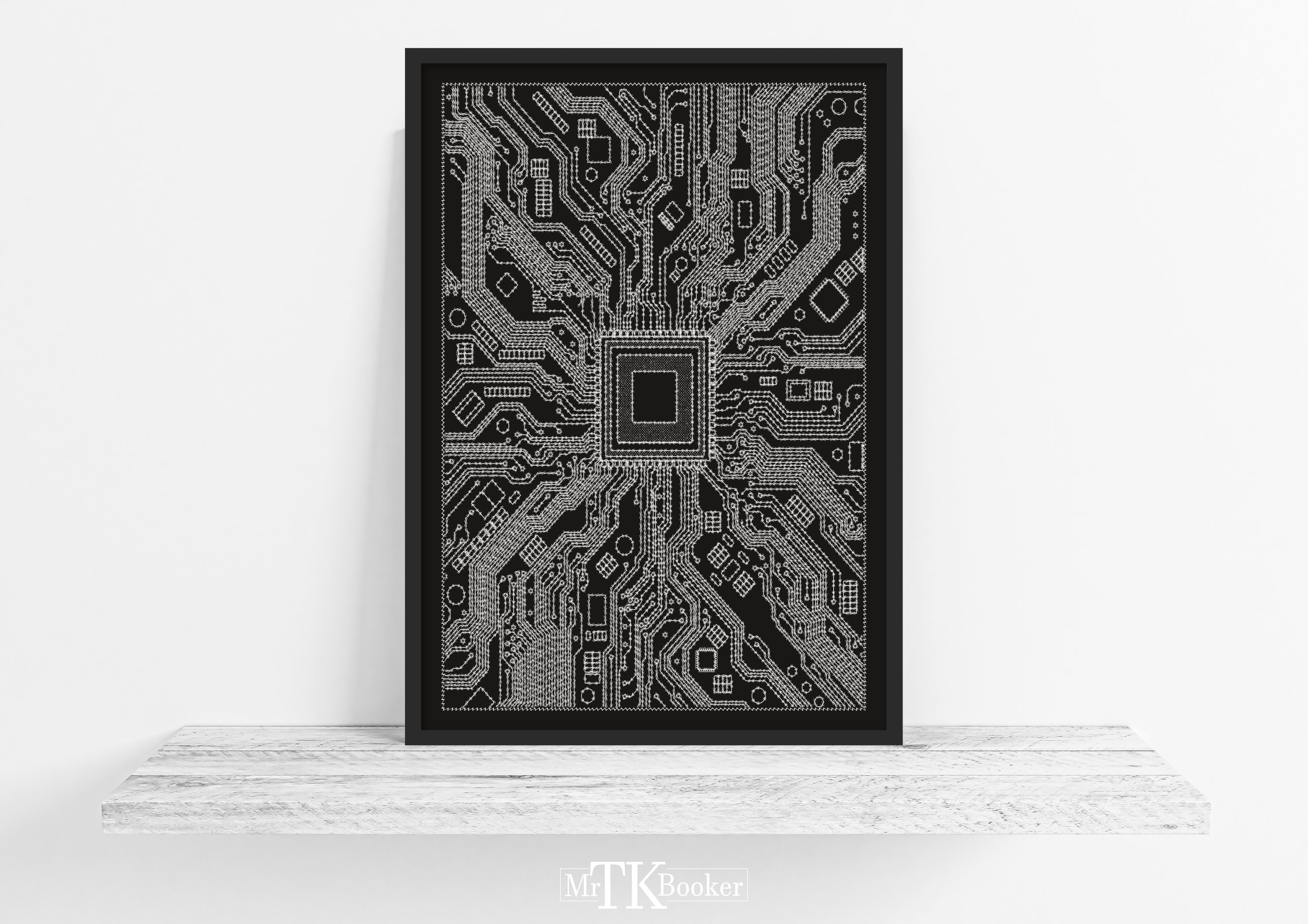 Computer CPU Poster Processor Calculator | Etsy