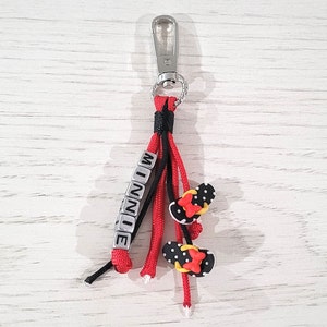 Mickey and Minnie Mouse Paracord Keychain Collection - Etsy