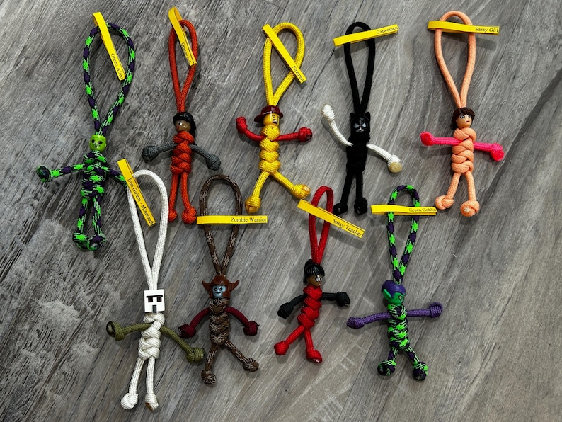 Paracord Buddy Zipper Pull, Backpack Zipper Pull, Buddy Keychain - Etsy