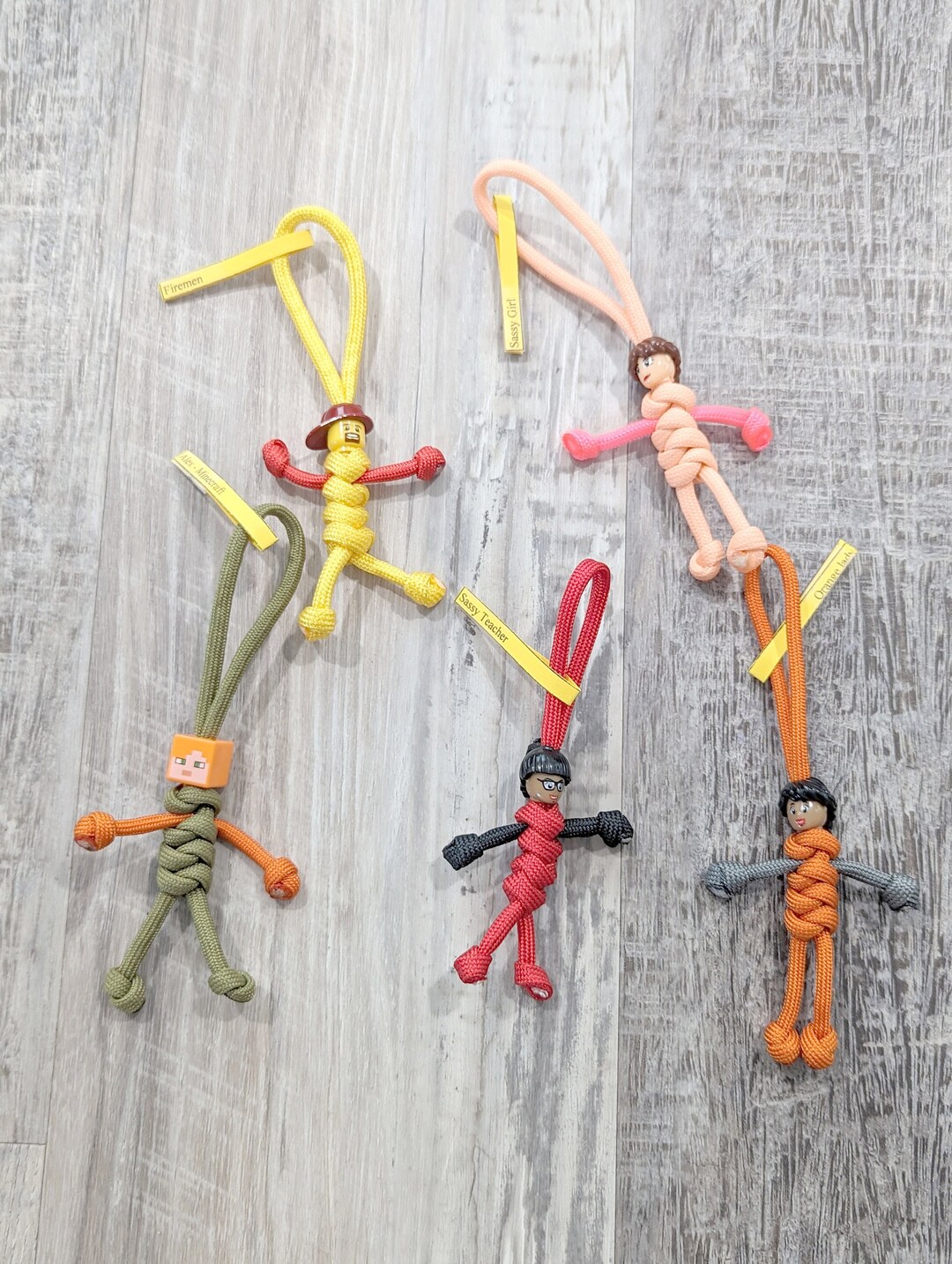 Paracord Buddy Zipper Pull, Backpack Zipper Pull, Buddy Keychain - Etsy