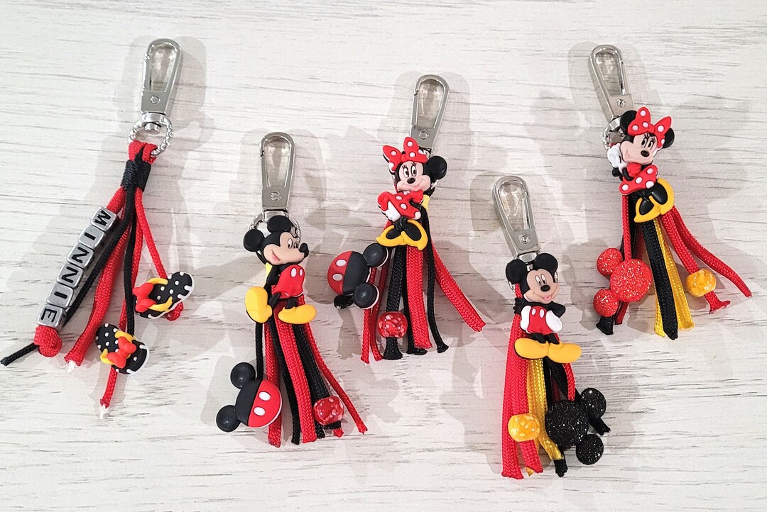 Mickey and Minnie Mouse Paracord Keychain Collection - Etsy