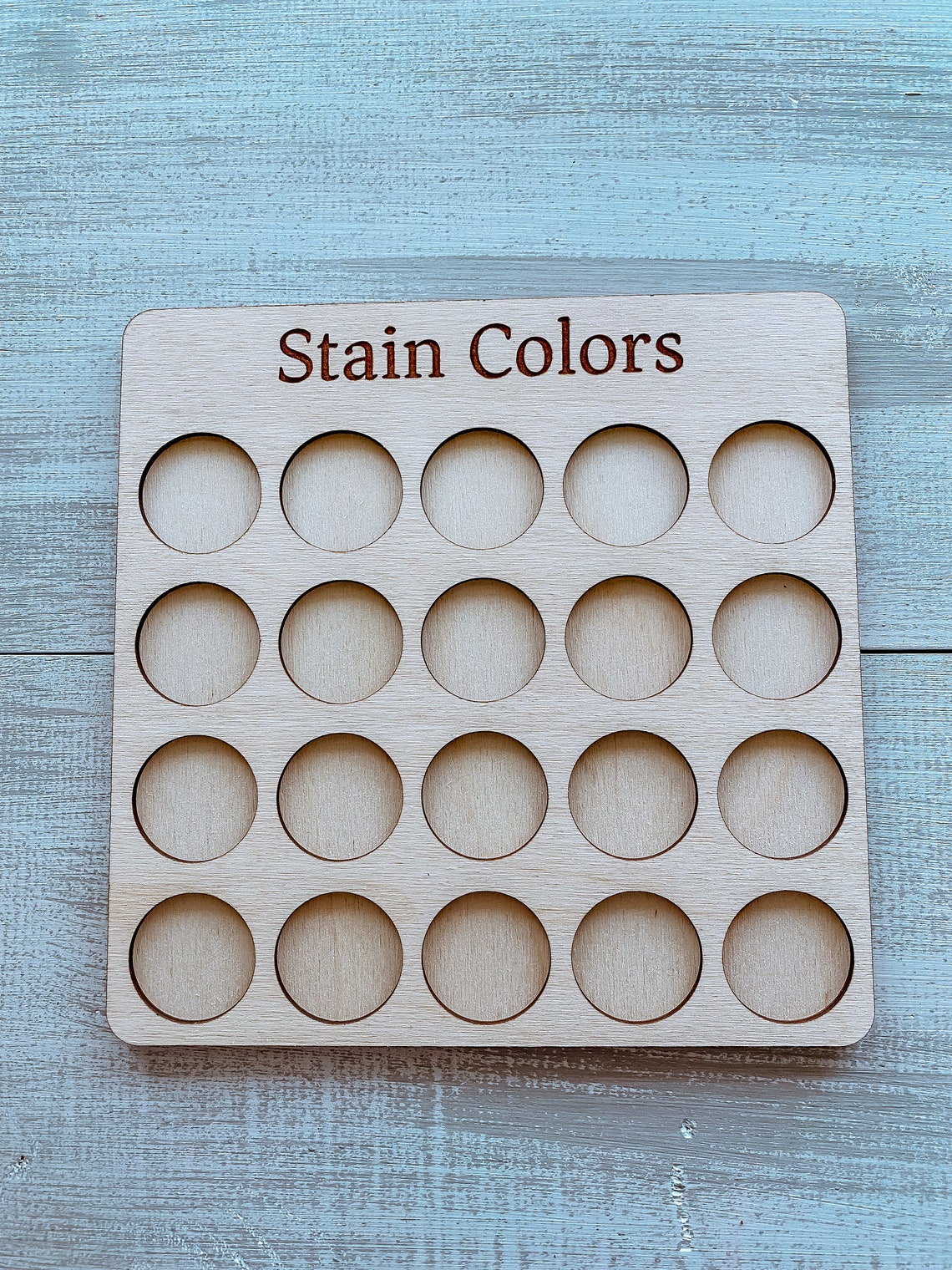 Stain Palette Board, Stain Color Chart, Stain Sample Board, Color ...