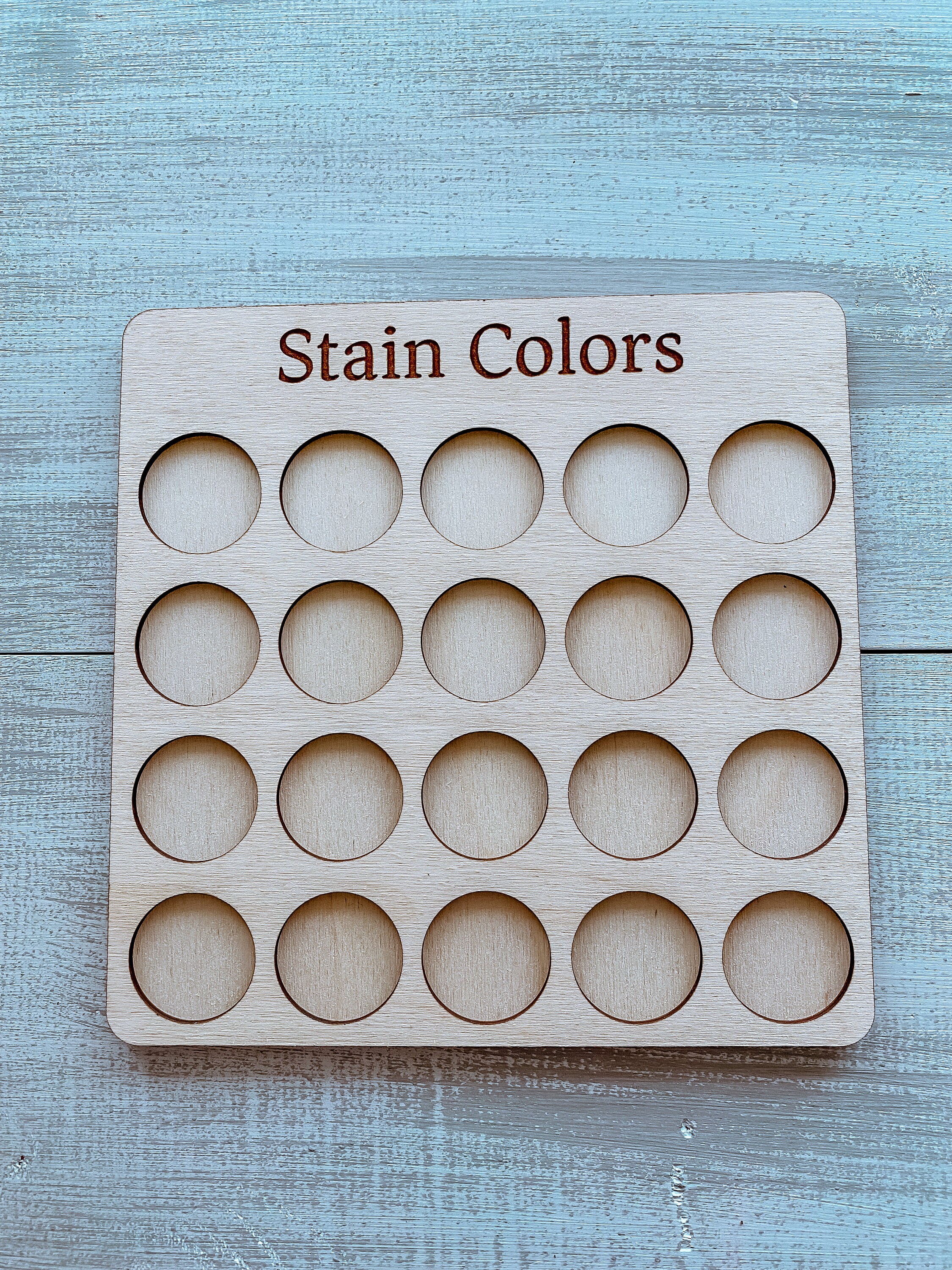 Stain Palette Board, Stain Color Chart, Stain Sample Board, Color ...