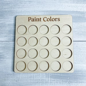 Paint Palette Board, Paint Color Chart, Paint Sample Board, Color ...