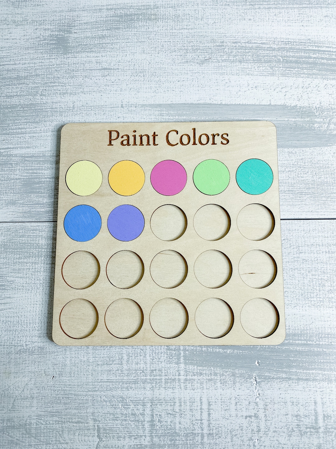 Paint Palette Board, Paint Color Chart, Paint Sample Board, Color ...