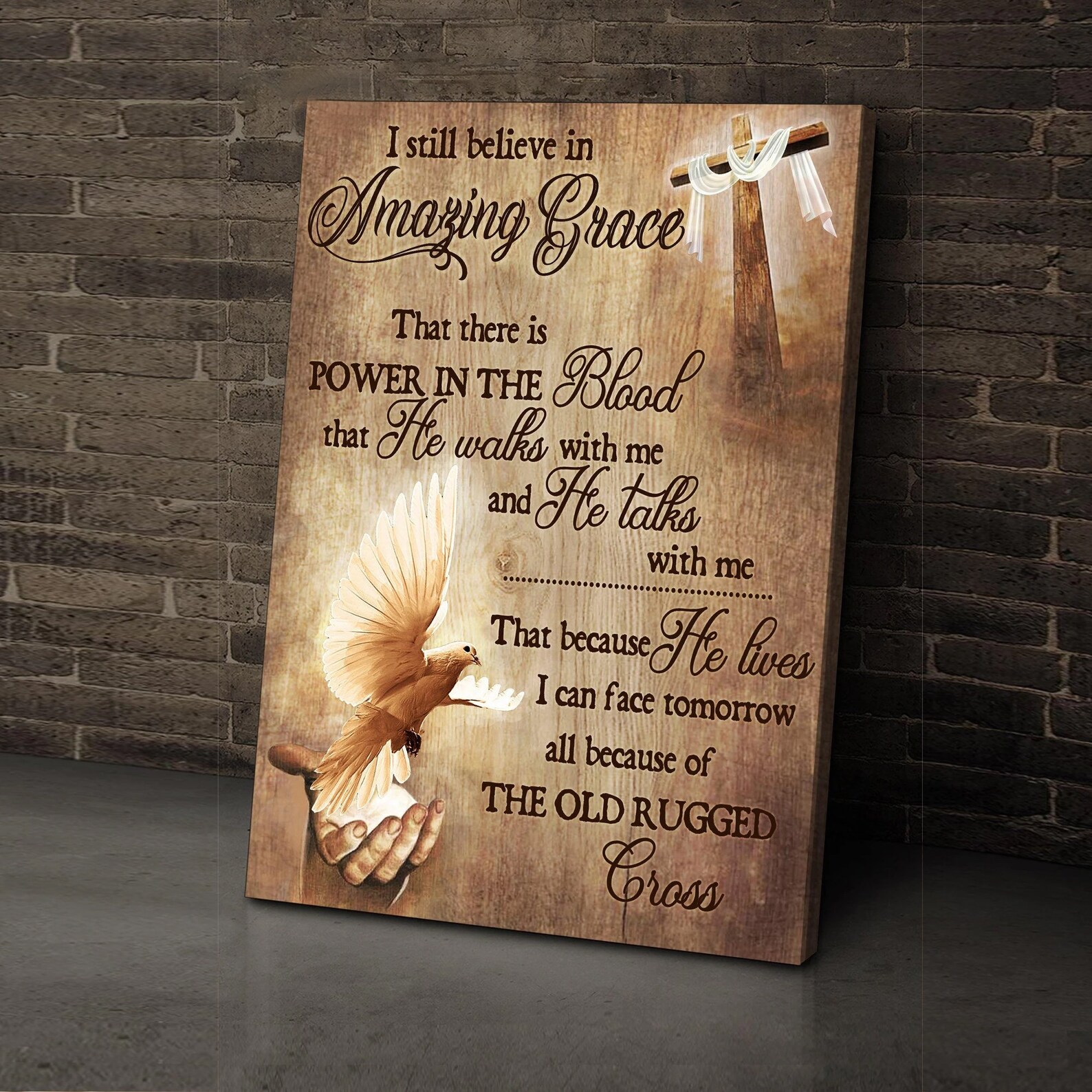 Jesus Amazing Grace Poster Vintage Hymn Wall Art Print | Etsy