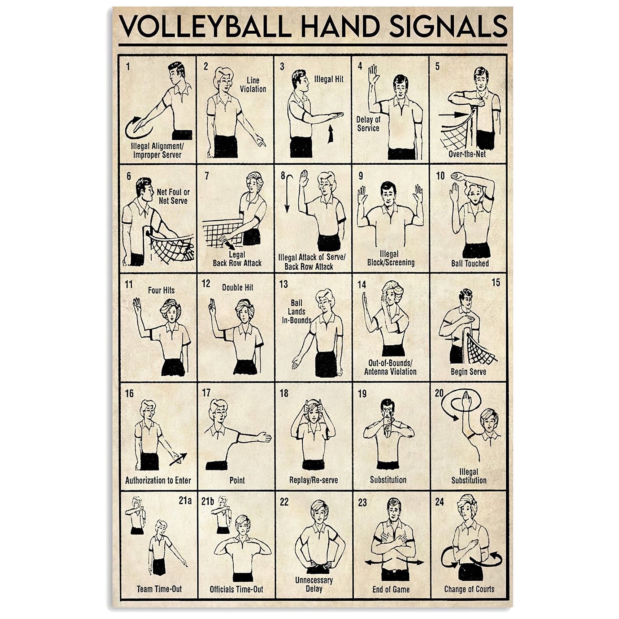 Volleyball Referee Hand Signals Fivb Xpertmens