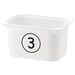 Number 3 Vinyl Label | Homeschool Organization, Trofast Variera Ikea - Etsy