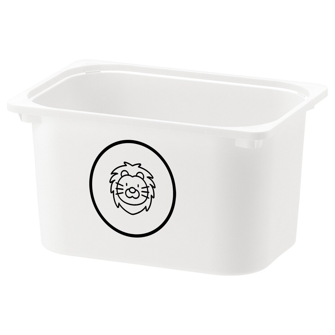 Lion | Zoo Animal Organising Label | Toy Storage Vinyl Labels | Custom ...