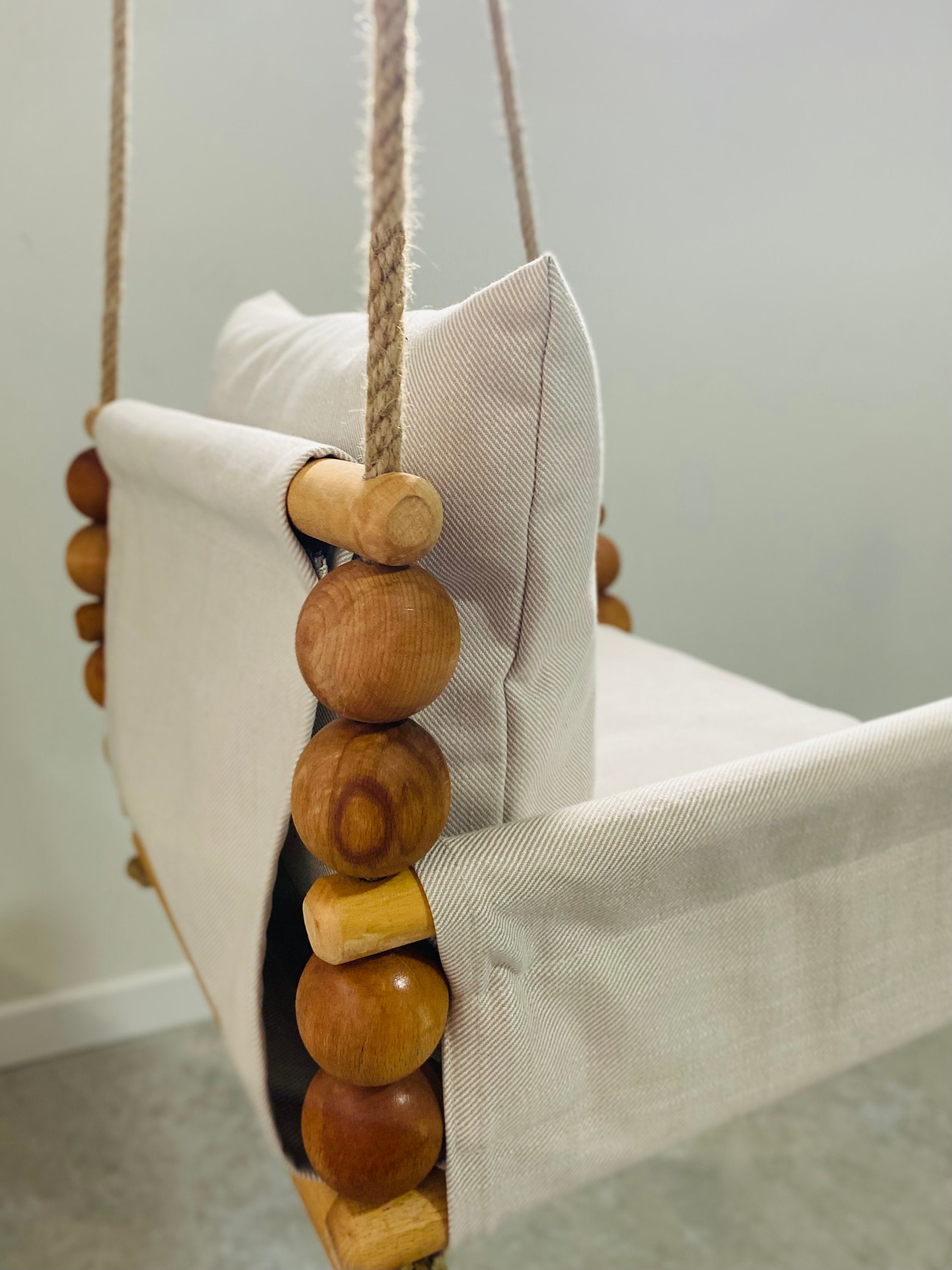 Dea Dia Wooden Swingwooden Swingswingoutdoor Indoor - Etsy