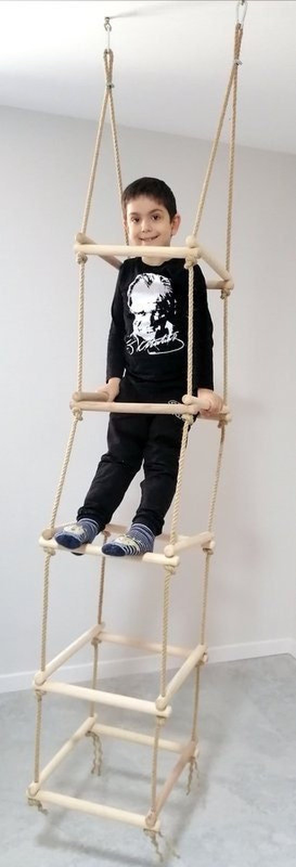 Kids Playground,rope Ladder,montessori Toddler Climber, Climbing ...