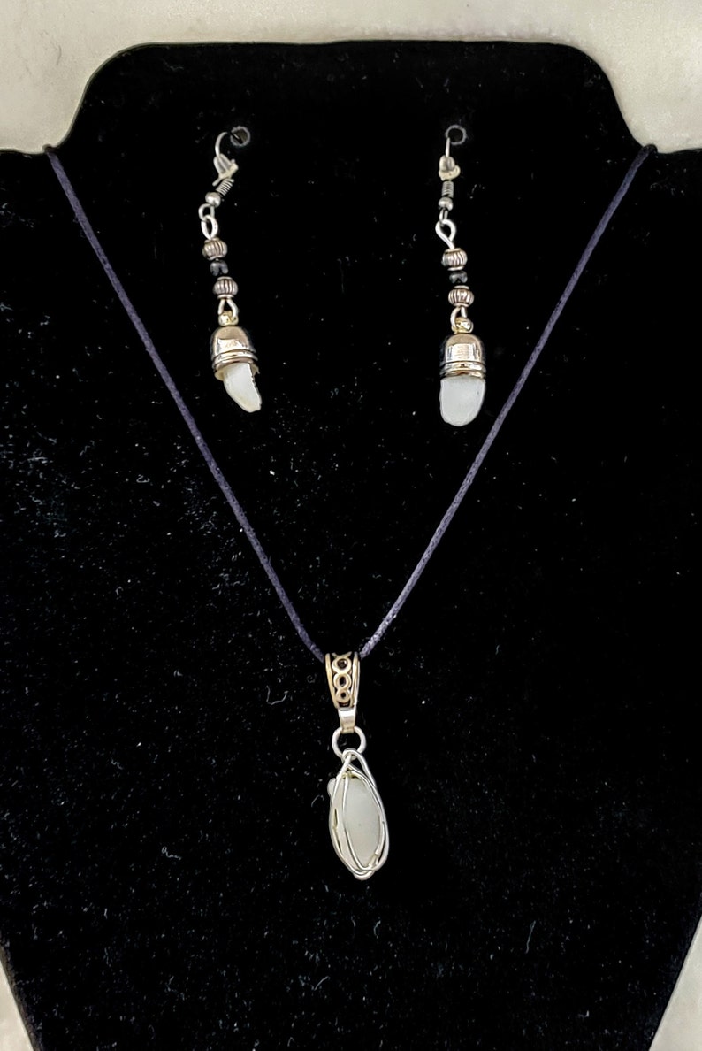 Red Drum Otolith Drop Earrings and Necklace - Etsy