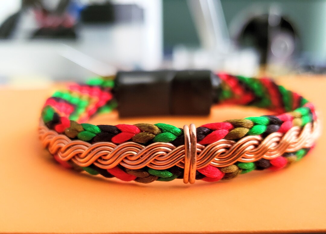 Juneteenth Freedom Bracelet - Unisex Adjustable Beaded Bracelet, Pan ...