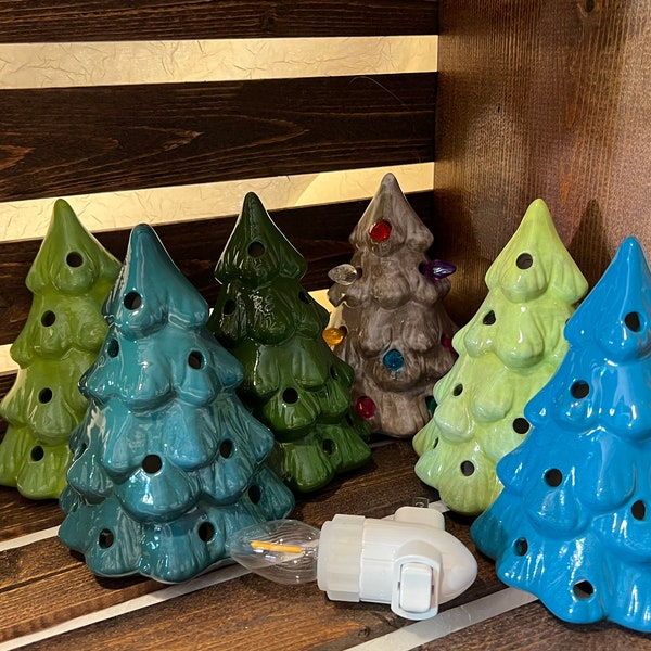 Ceramic Tree Night Light - Etsy