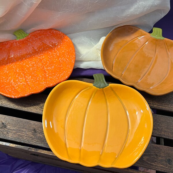 Pumpkin Plate - Etsy
