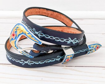 Barbed Wire Leather Belt - Etsy