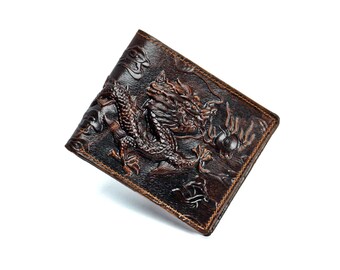 Dragon Embossed Wallet - Etsy