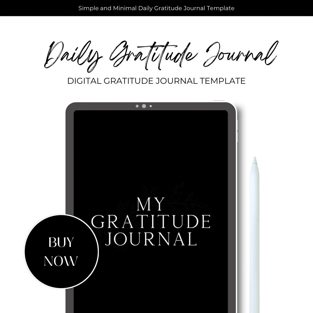Gratitude Journal, Digital Gratitude Journal, Gratitude Planner, Law of ...