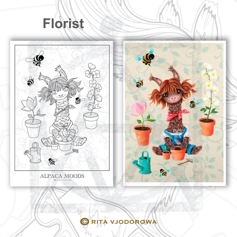 3x A4 PDF Printable Coloring Pages. Fashionista. Princess. - Etsy