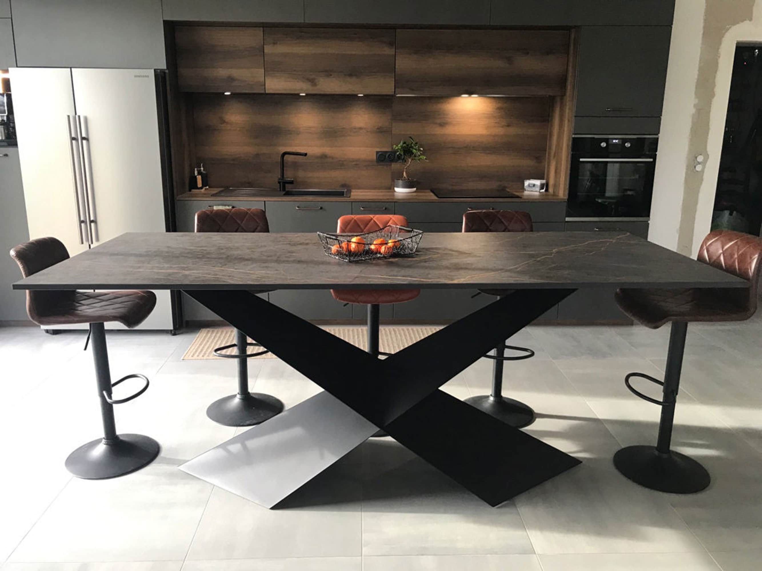 TABLE FRAME RAU With Reinforcement Frame, Table Leg, Dining Table Frame ...