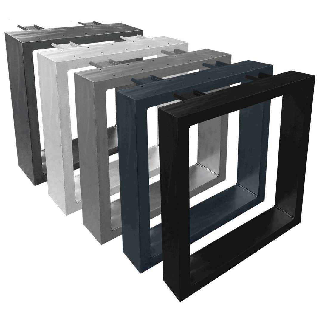 Table Leg Set Made of 80 X 40 Mm Steel Profile, Table Frame, Table Legs ...