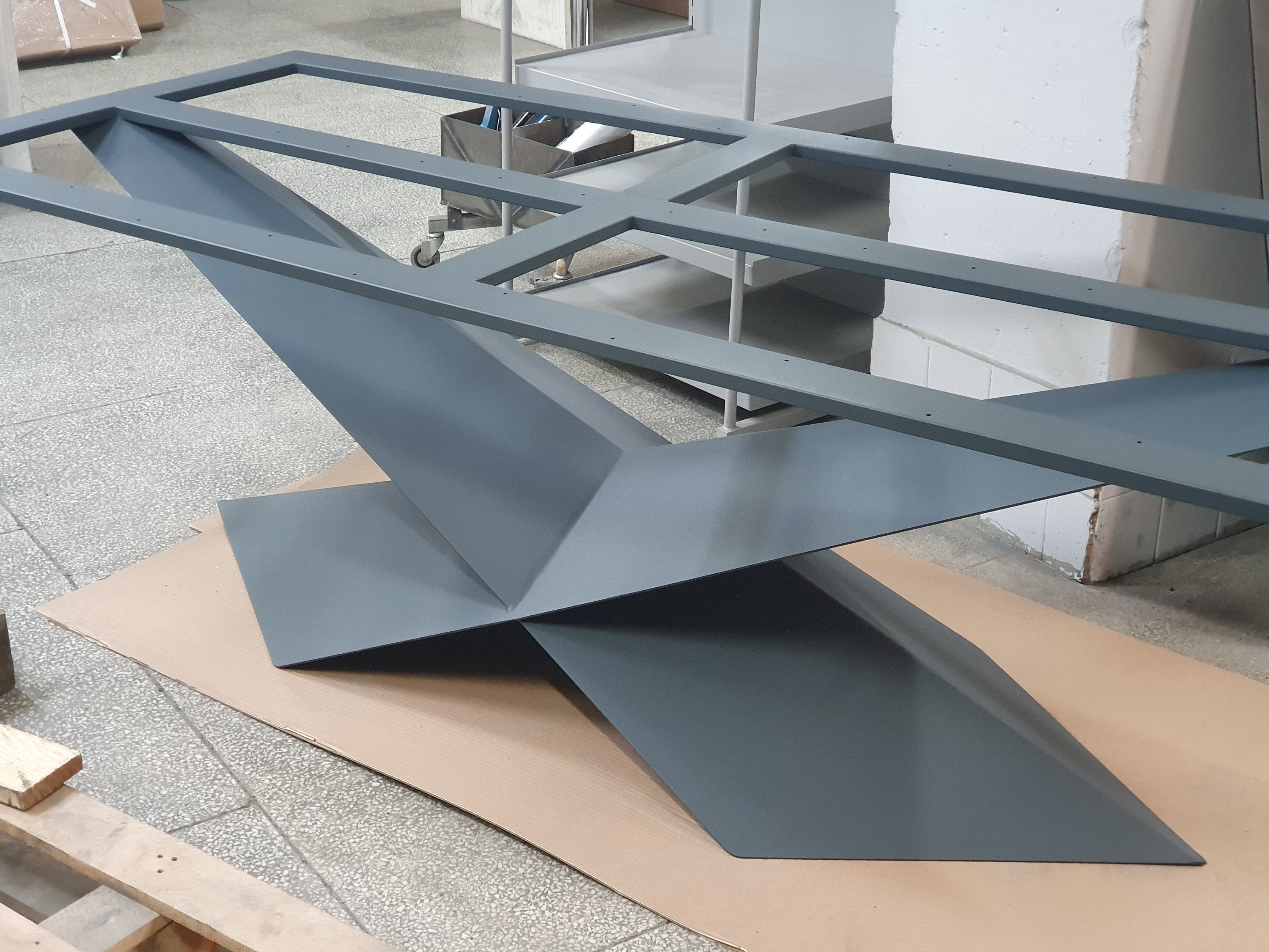 TABLE FRAME RAU With Reinforcement Frame, Table Leg, Dining Table Frame ...