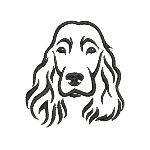 Dog Embroidery Design Instant Download Machine Embroidery - Etsy