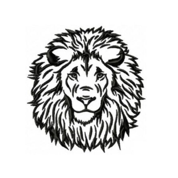 Lion Embroidery Design Instant Download Machine Embroidery | Etsy