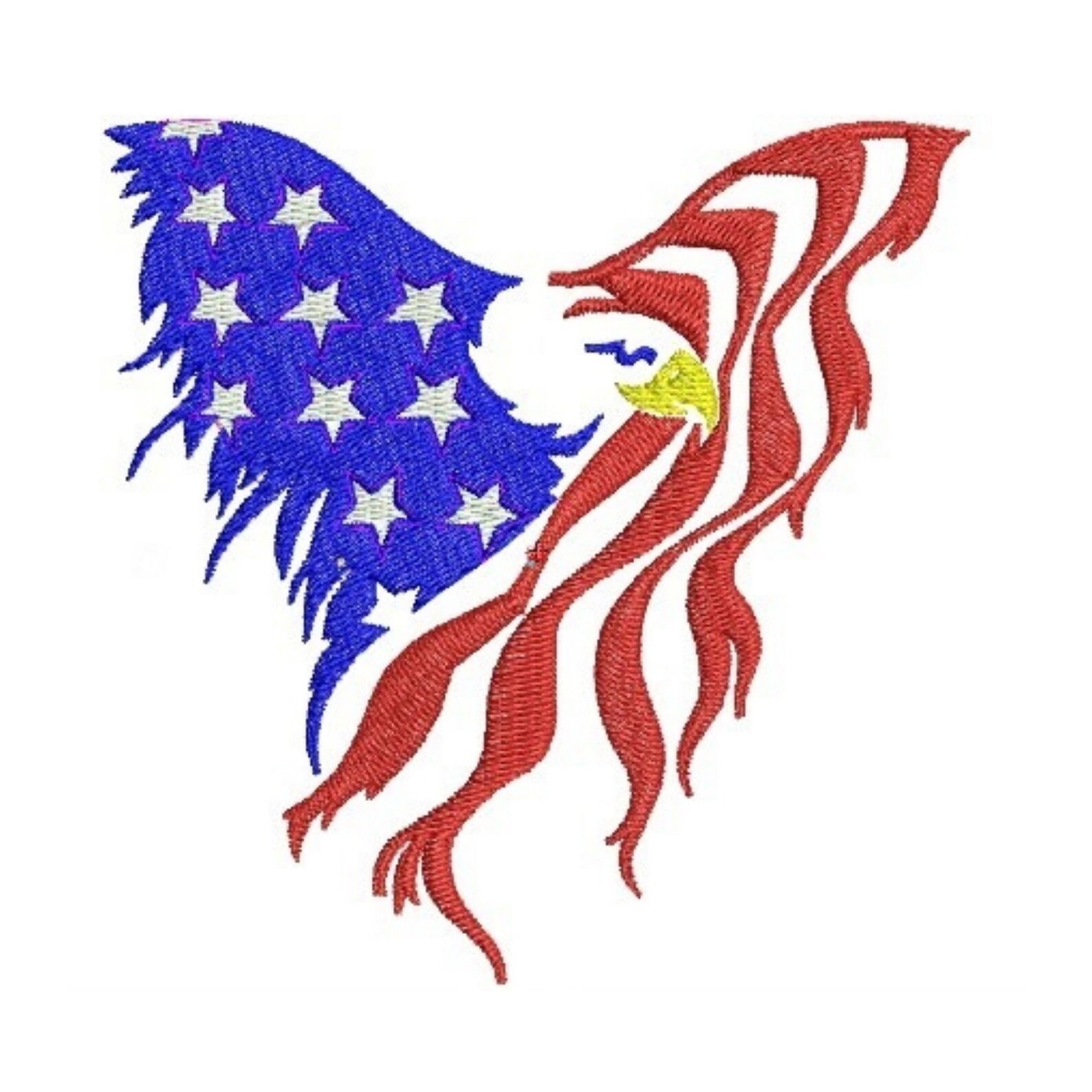 Eagle Embroidery Design Instant Download Machine - Etsy