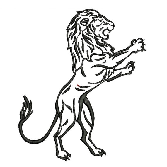 Lion Embroidery Design Instant Download Machine Embroidery - Etsy
