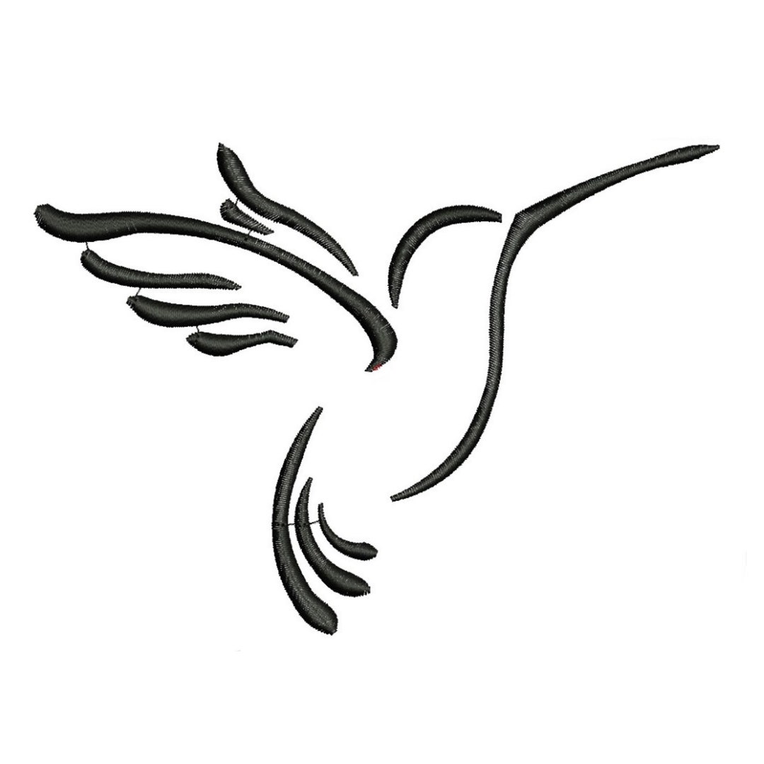 Hummingbird Embroidery Design - Instant Download - Machine Embroidery ...