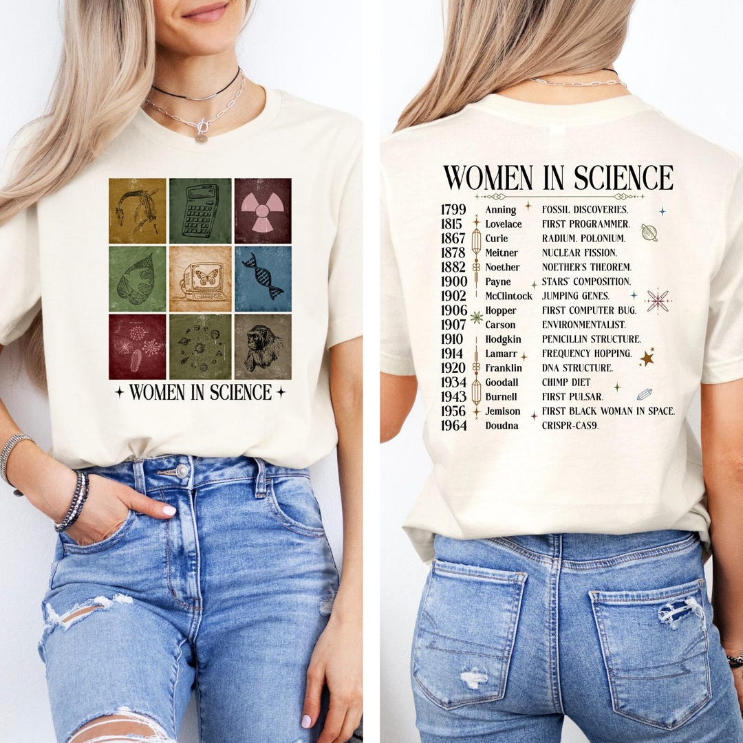 Women in Science T-shirt, Science Shirt, Phd Gift Shirt, Women in STEM ...