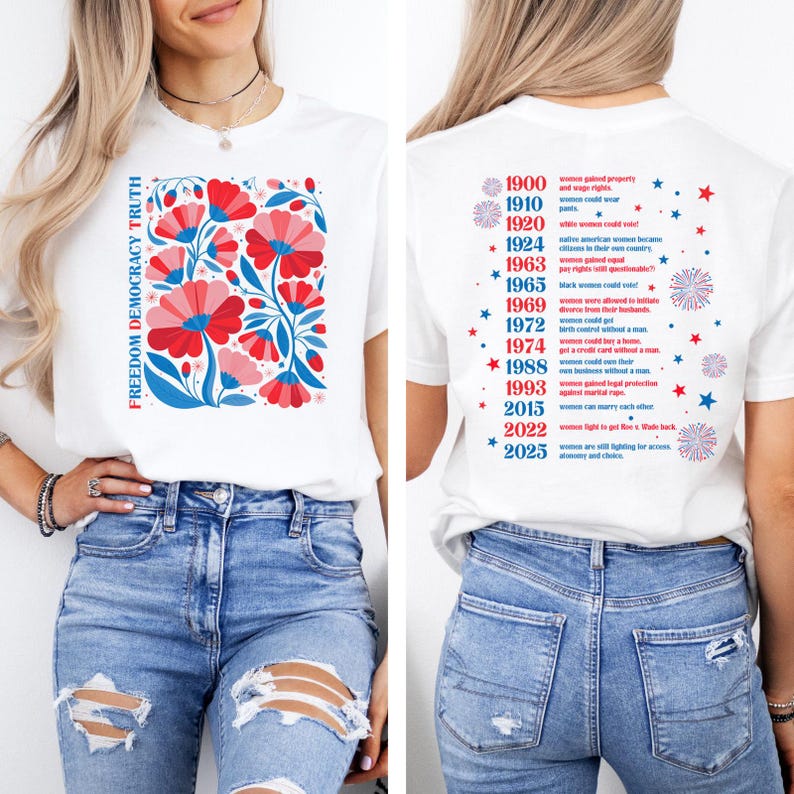 FDT Freedom Democracy Truth Shirt, Comfort Subtle Anti Trump Shirt ...