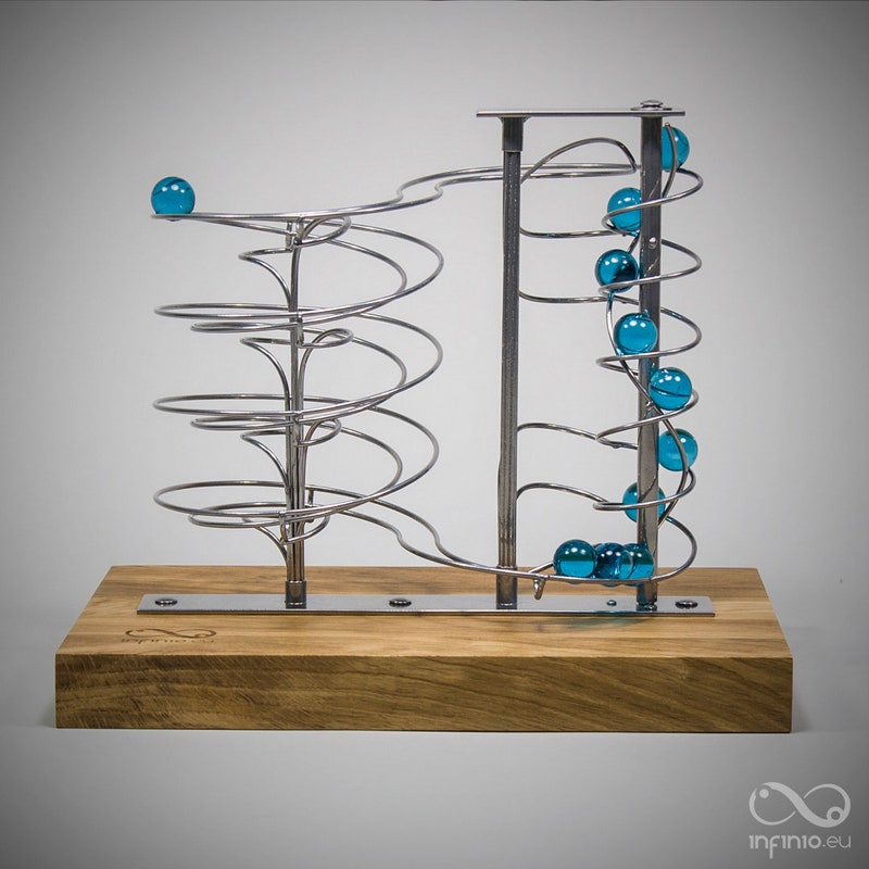 Rolling Ball Clock - Etsy
