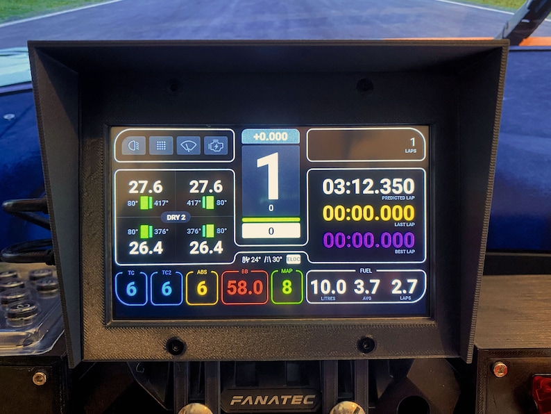Fanatec 5 Inch Simhub Dashboard Display - Etsy Ireland
