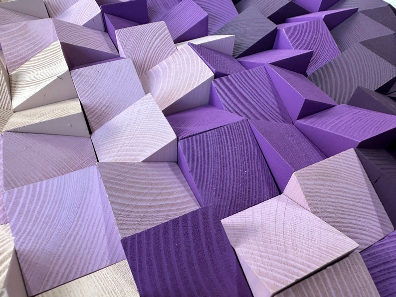 Sound Diffuser, Reclaimed Art, Wood Wall Sculpture, 3d Wall Art, Mosaic Wood, Abstract Art ...