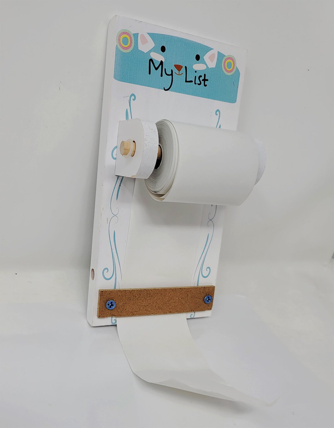 Unique Hanging Notepad Paper Roll w/ Refrigerator Magnet & | Etsy