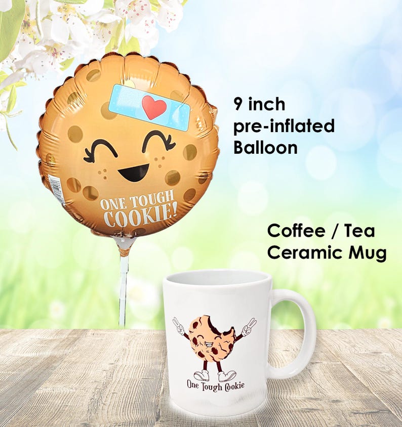 Get Well Gift Basket, Cookie Snack Box, Balloon & Mug - Etsy