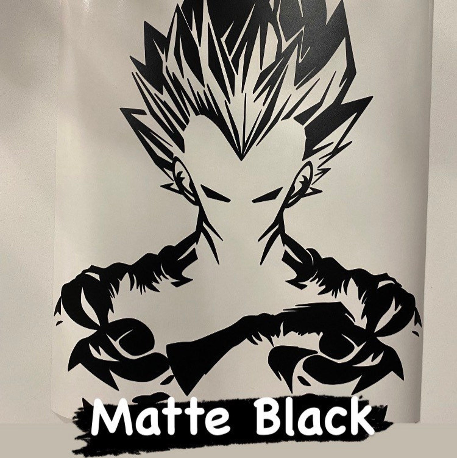 Vinyl Decal Super Saiyan Vegeta Arms Crossed - Etsy