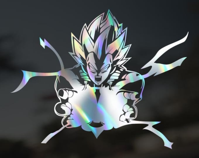 Vegeta Ultra Ego Vinyl Sticker - Etsy